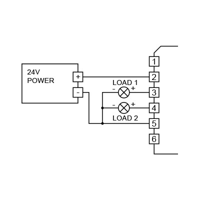 Doua tranzistoare PNP, open collector, izolate, 24V - Electric Film
